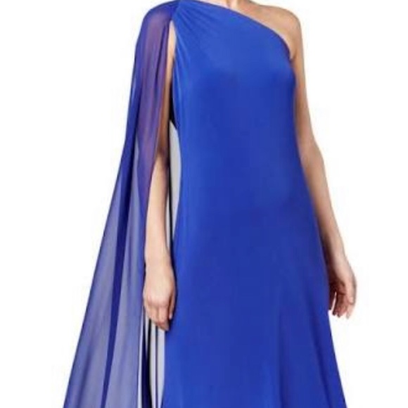 Calvin Klein Collection | Dresses | Calvin Klein Collections Blue Long ...